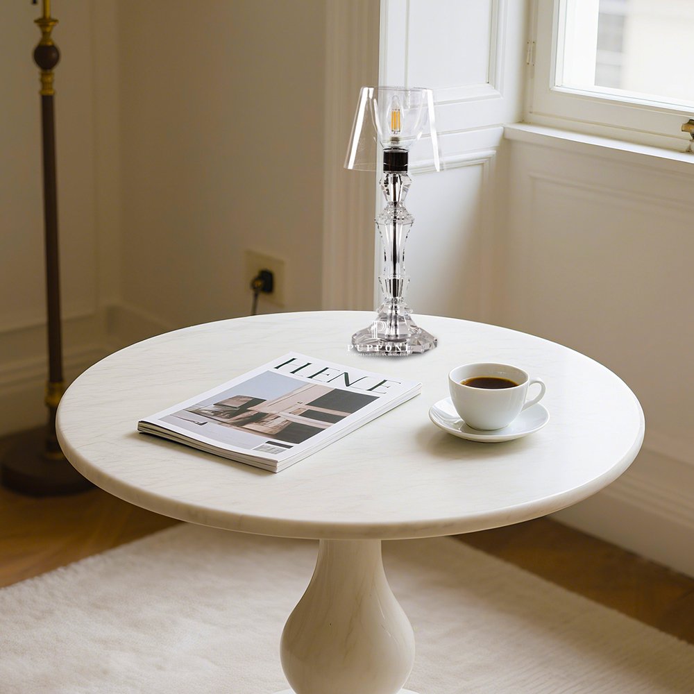 Luxe French Crystal Table Lamp